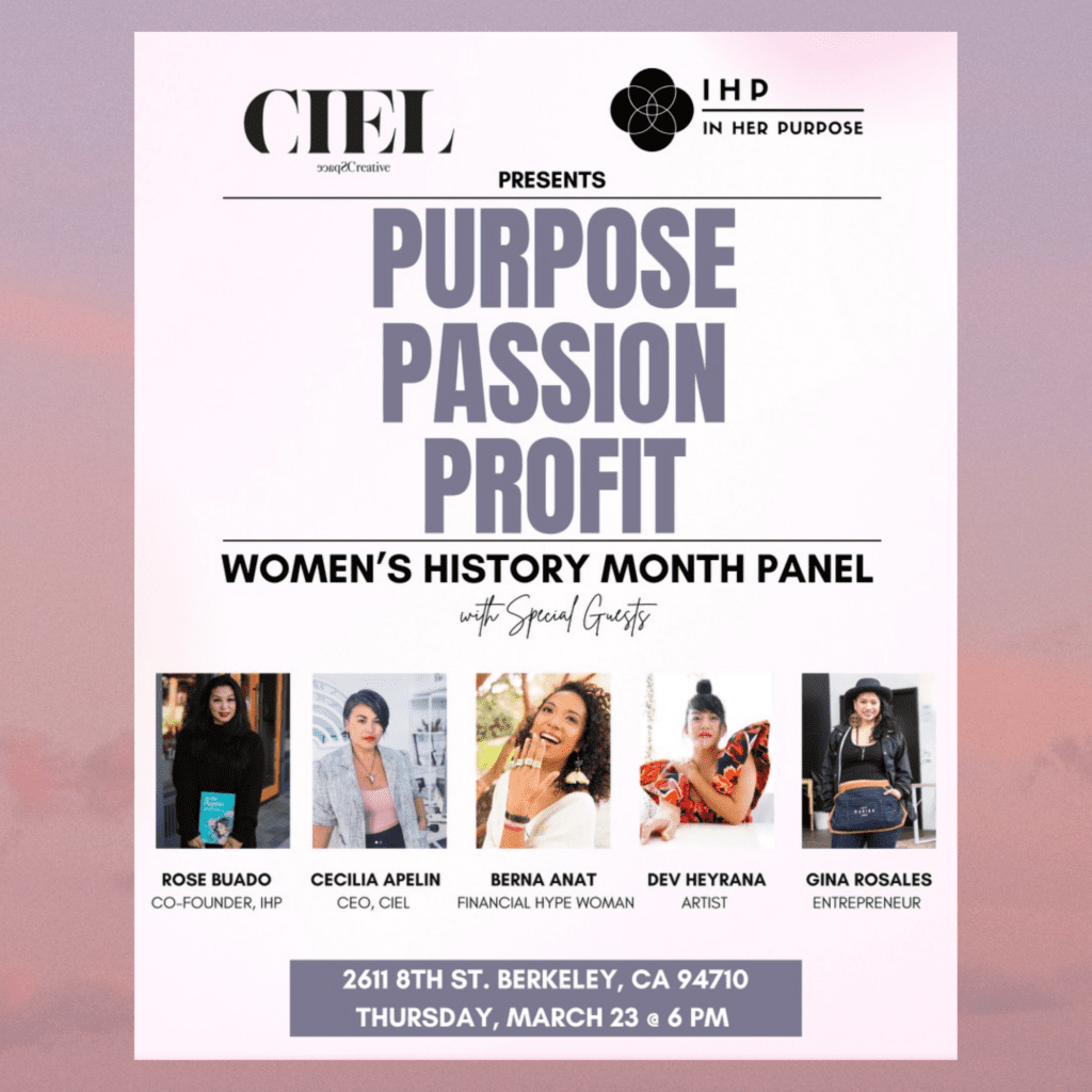 Epic Purpose Passion Profit Event at Ciel Creative Space in 2023